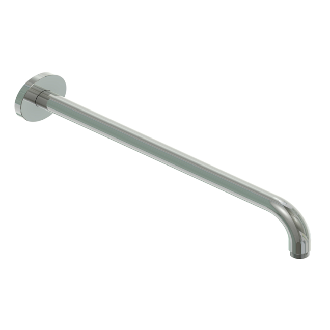 JTP Inox Brushed Stainless Steel Round Shower Arm | Sanctuary Bathrooms