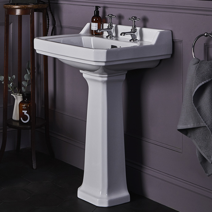 Bayswater Fitzroy 595mm Basin & Comfort Height Pedestal