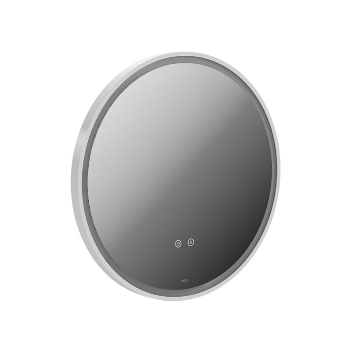 Vado Cameo 600mm Illuminated Round White Mirror | Sanctuary