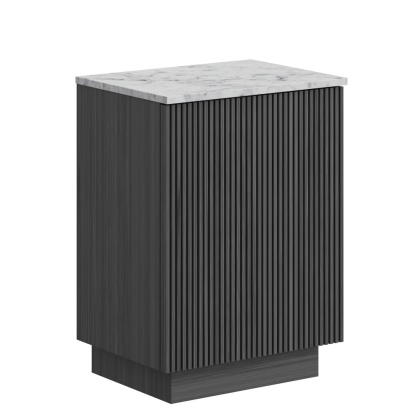 Crosswater Limit Steelwood 600 Unit & Carrara Worktop