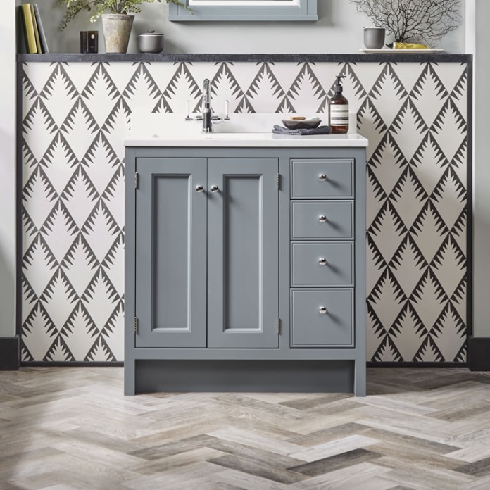 Roper Rhodes Hampton 800 Agave Unit w/ Basin & Worktop | Sanctuary ...