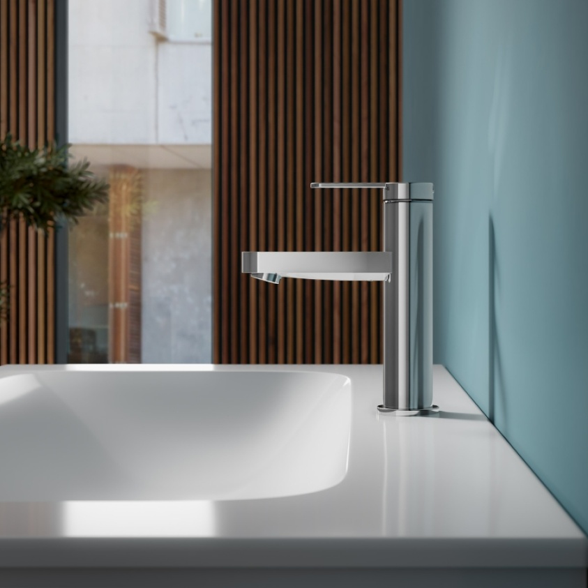 Keuco IXMO Flat Chrome Basin Mixer | Sanctuary Bathrooms