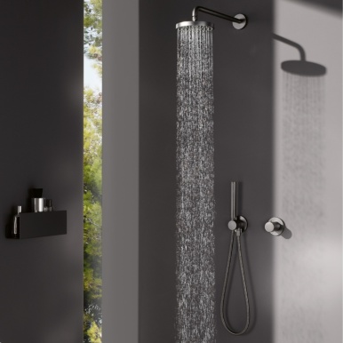 Keuco IXMO Chrome Round Shower Set | Sanctuary Bathrooms