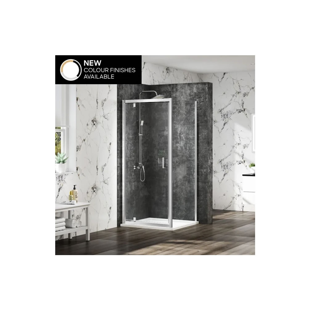 Merlyn Mbox 900 Chrome Pivot Door | Sanctuary Bathrooms