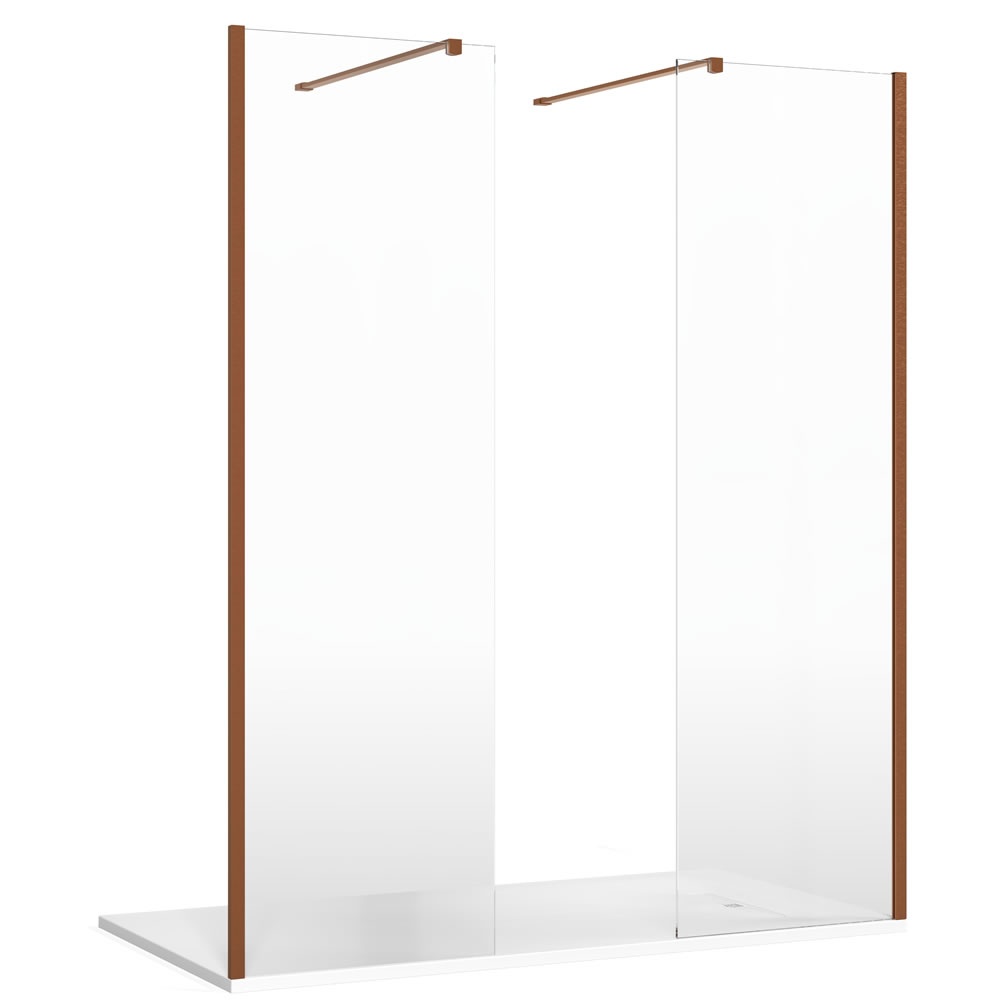 Crosswater Gallery 10 Bronze 1400 Wetroom Screen | Sanctuary Bathrooms