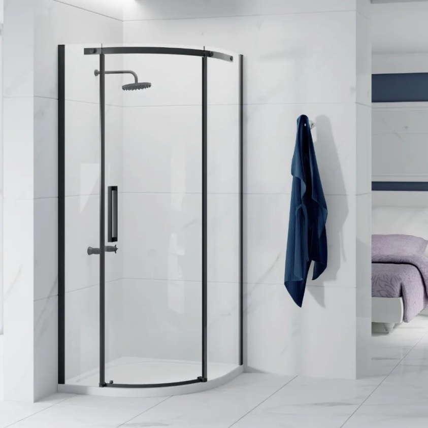 Merlyn Ionic Essence Black 900 Shower Quadrant | Sanctuary