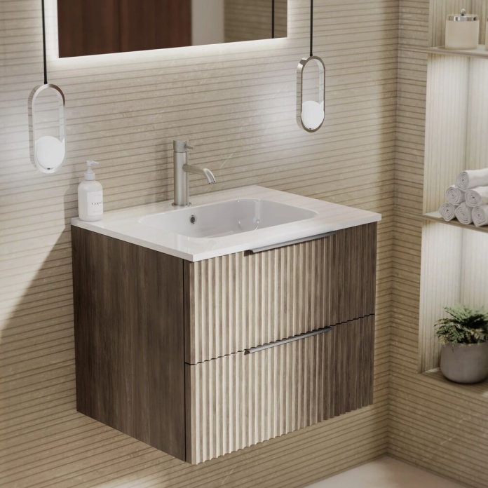 Marlow Rockford 600 Wall Unit & Gloss Basin | Sanctuary Bathrooms