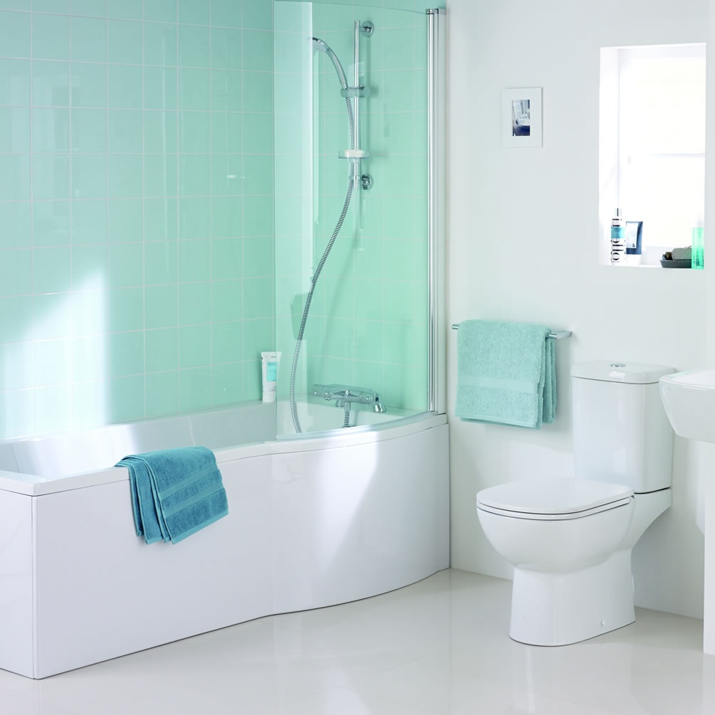 Ideal Standard Tempo Arc 1700 x 800mm RH Shower Bath | Sanctuary Bathrooms