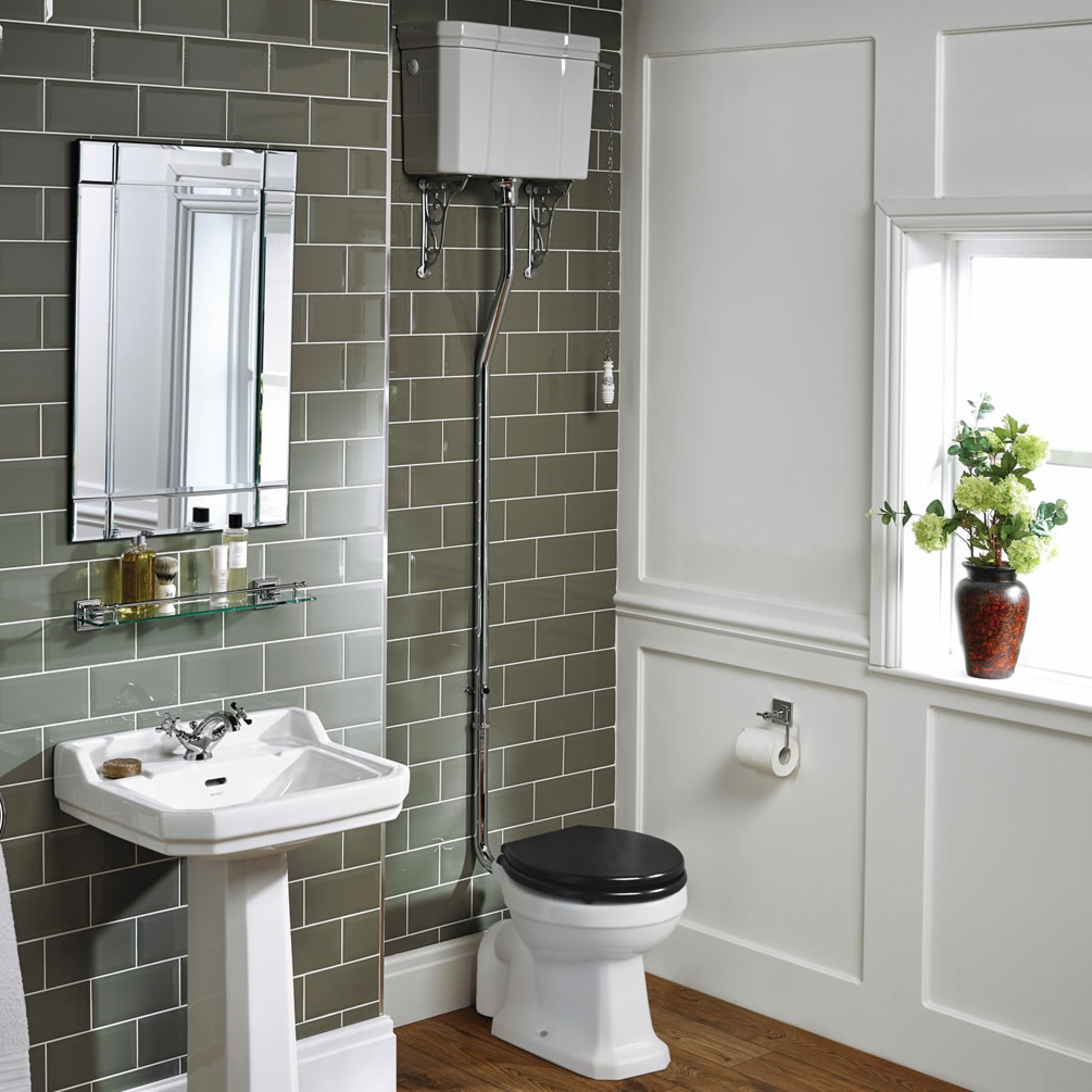 Ideal Standard Waverley High-Level Toilet | Sanctuary Bathrooms