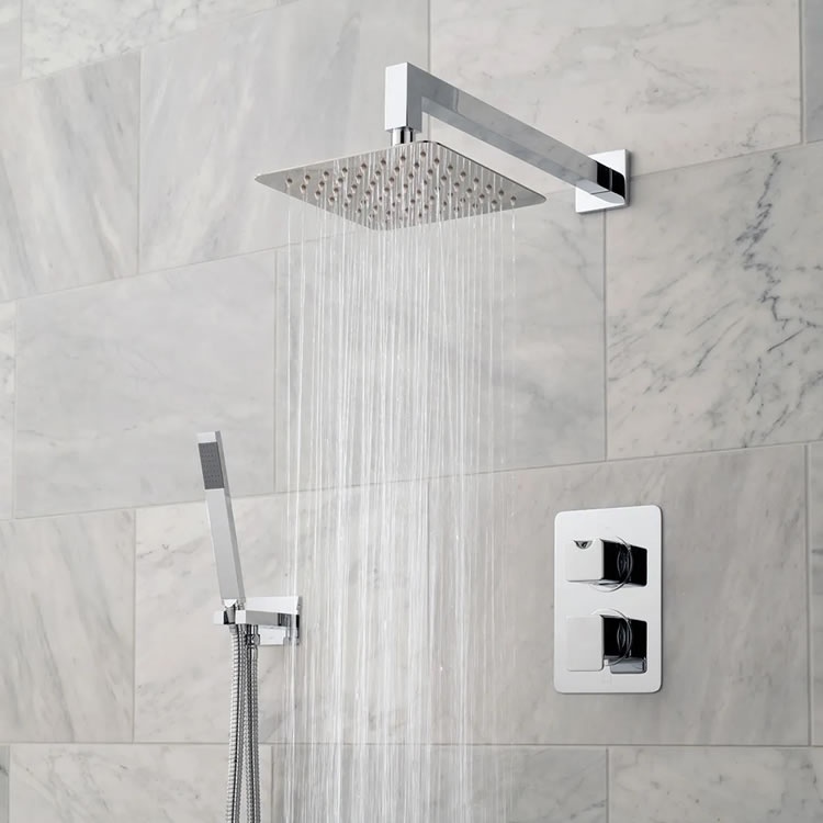 Vado Phase 2 Outlet Thermostatic Shower Set | Sanctuary Bathrooms