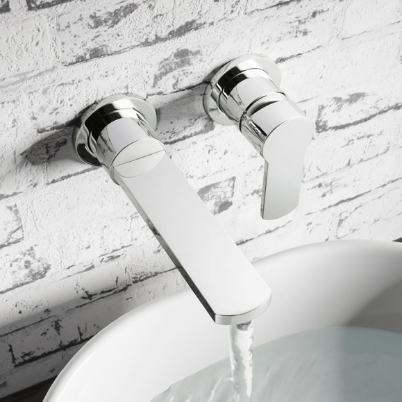 Crosswater Wisp 2 Hole Basin Mixer Tap | Sanctuary Bathrooms