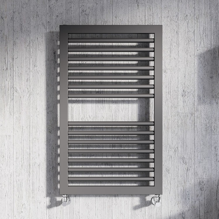Lazzarini Asti Anthracite Towel Radiator | Sanctuary Bathrooms