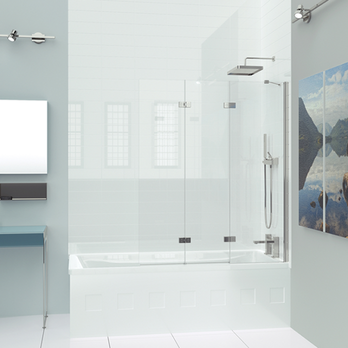 Kudos Inspire 3 Panel In Fold Bath Screen | Sanctuary Bathrooms