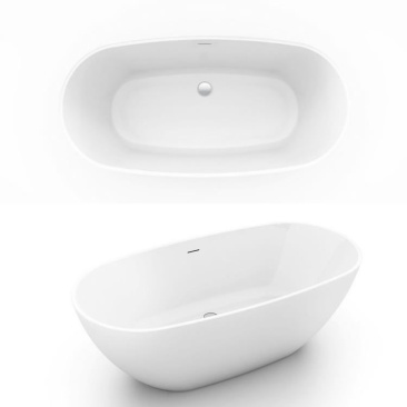 Waters I-Line Brook2 1500mm Freestanding Bath | Sanctuary Bathrooms