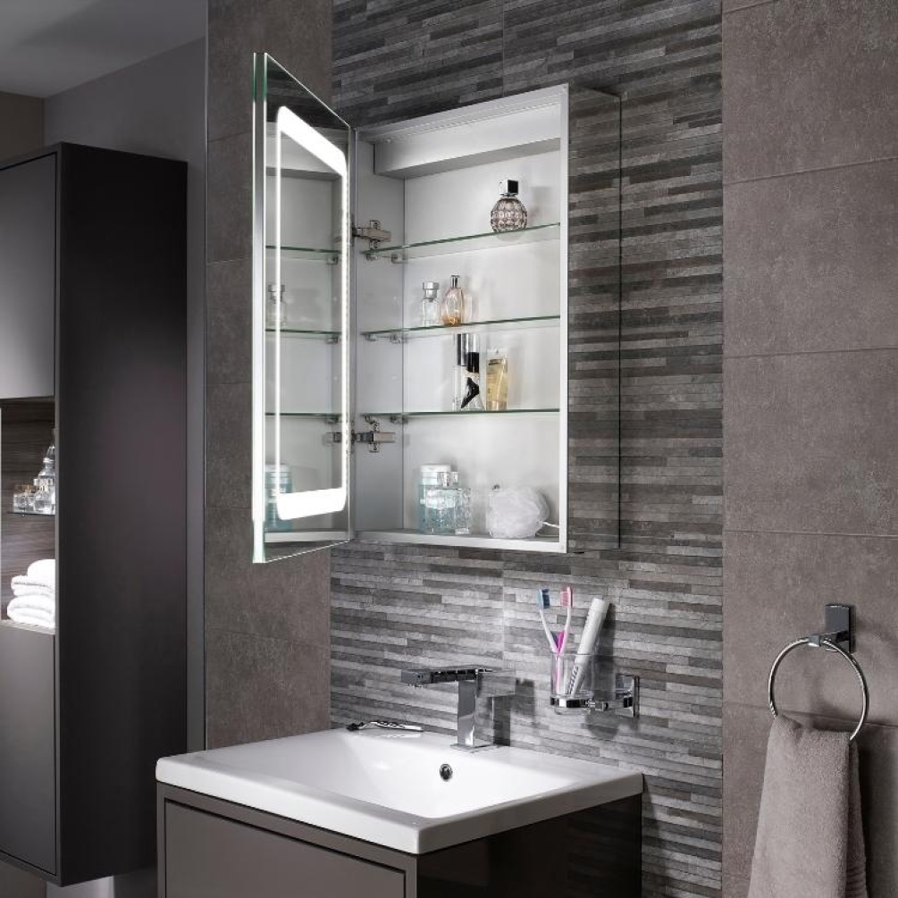 Sensio Belle Dual Lit LED Mirror Cabinet | Sanctuary Bathrooms