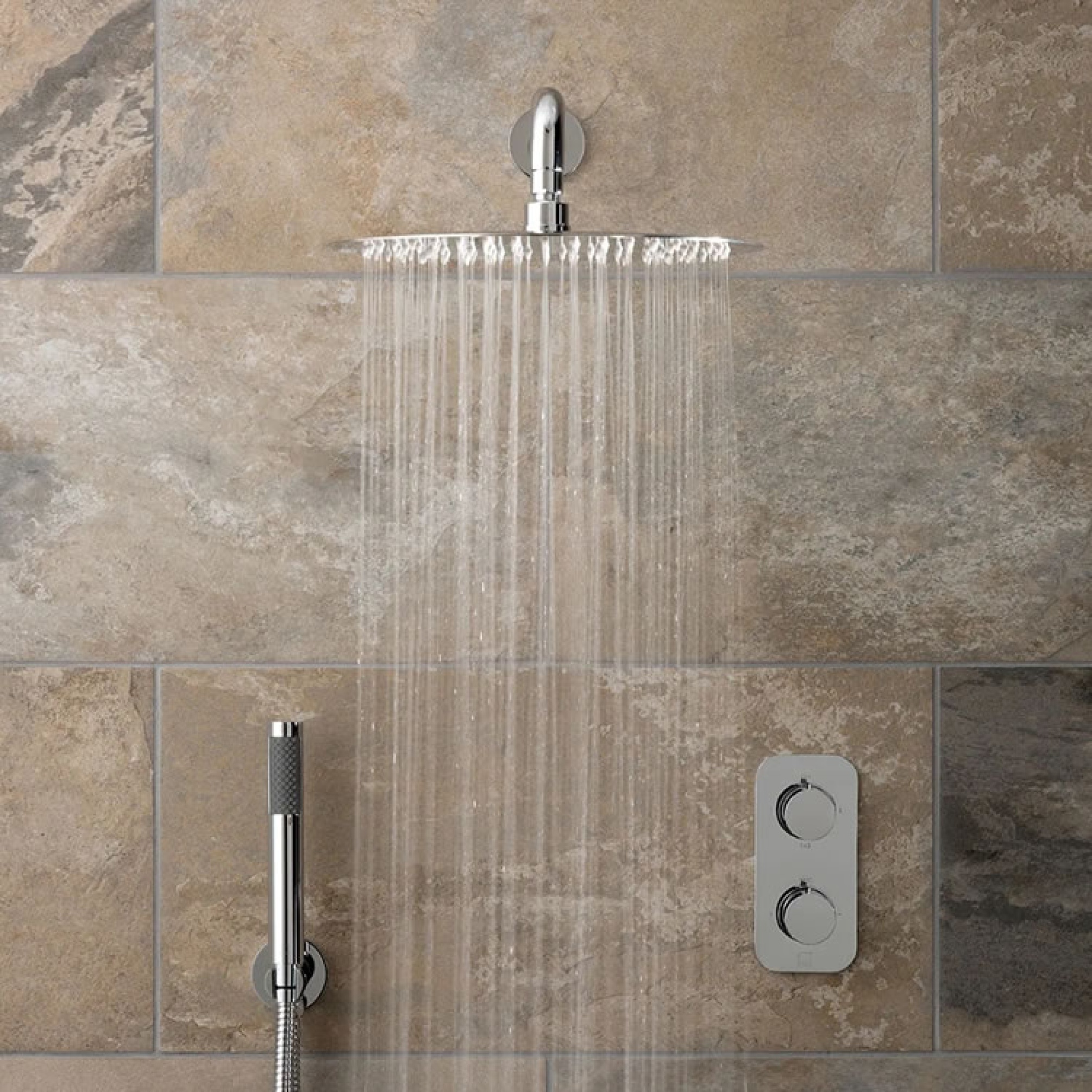 Vado Tablet Altitude Twin Outlet Shower Pack | Sanctuary Bathrooms