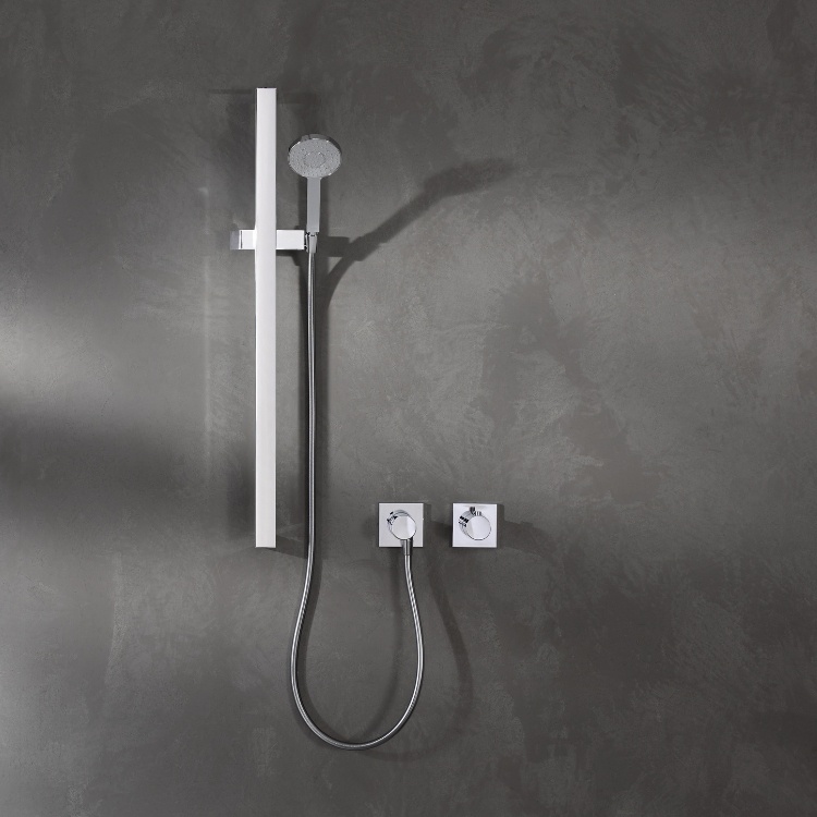 Keuco IXMO Square Shower Set with Rail | Sanctuary Bathroom