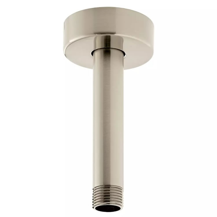 Vado Individual Nickel Ceiling Mounted Shower Arm | Sanctuary Bathrooms