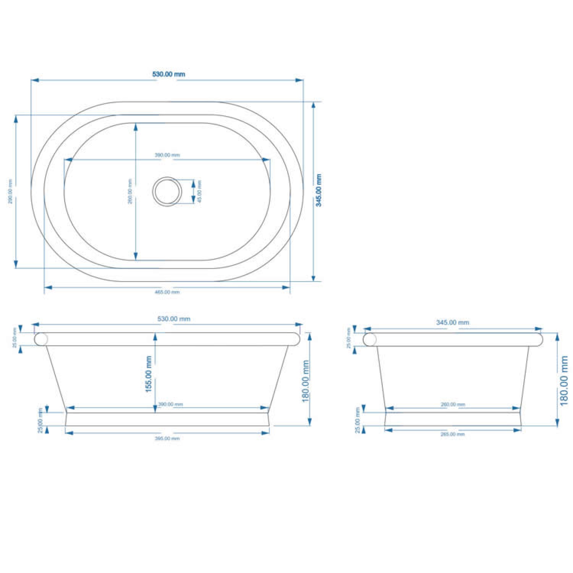 BC Designs Copper/Nickel Countertop Basin | Sanctuary