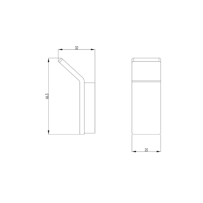JTP Hix Chrome Robe Hook | Sanctuary Bathrooms