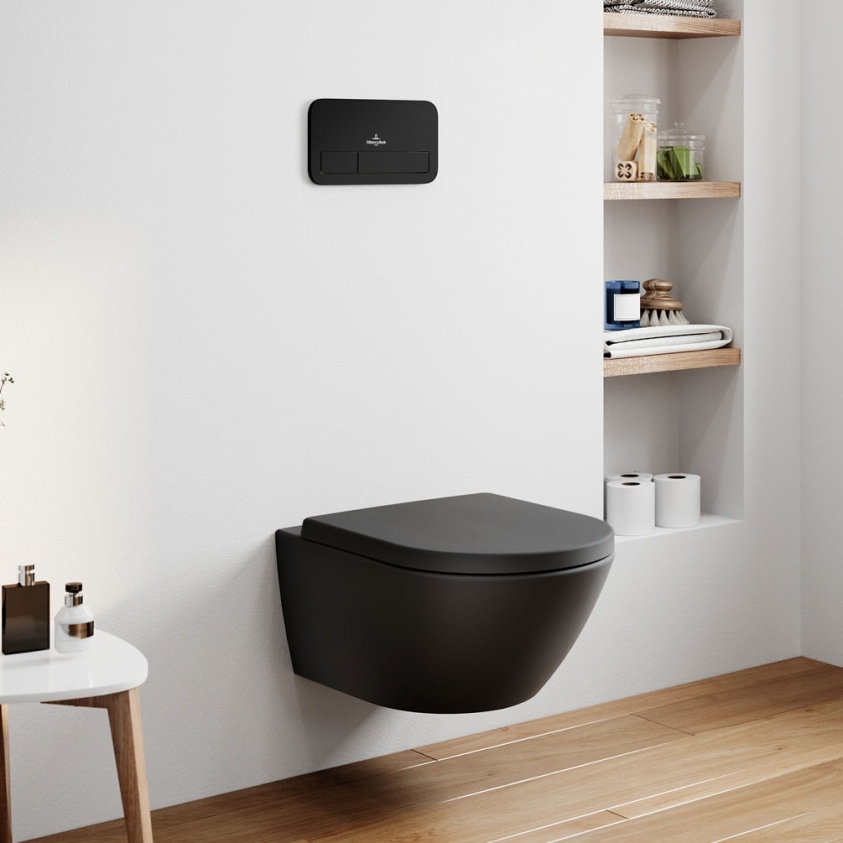 V&B Subway 2.0 Pure Black Wall-Hung WC & Cistern Pack | Sanctuary Bathrooms