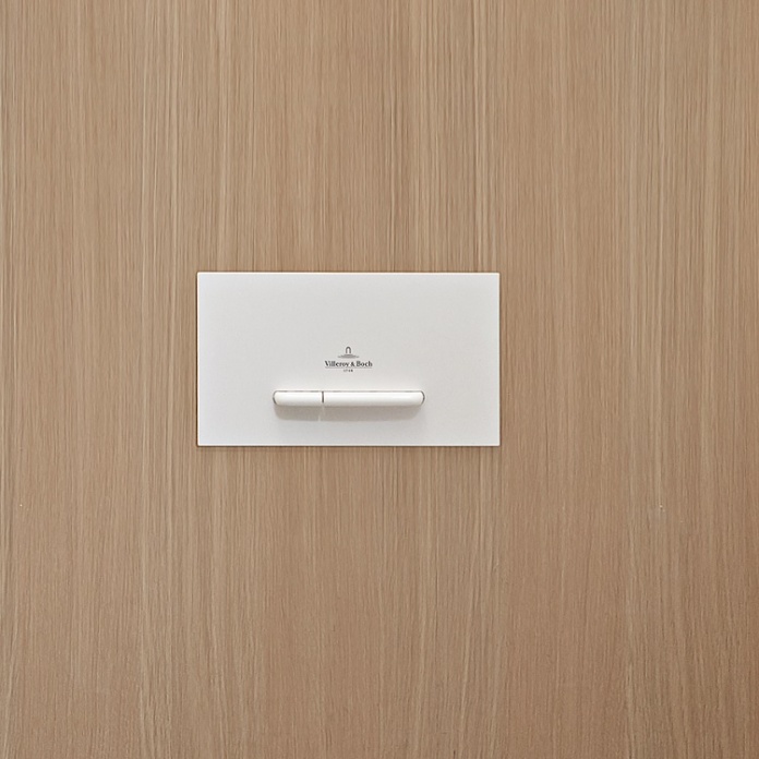 Villeroy & Boch White ViConnect E300/300S Flush Plate | Sanctuary Bathrooms