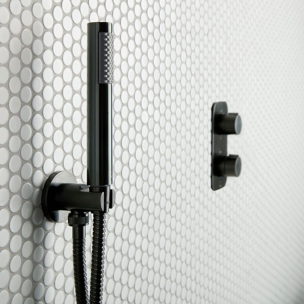 Vado Individual Black Dual Outlet Shower Set | Sanctuary Bathrooms