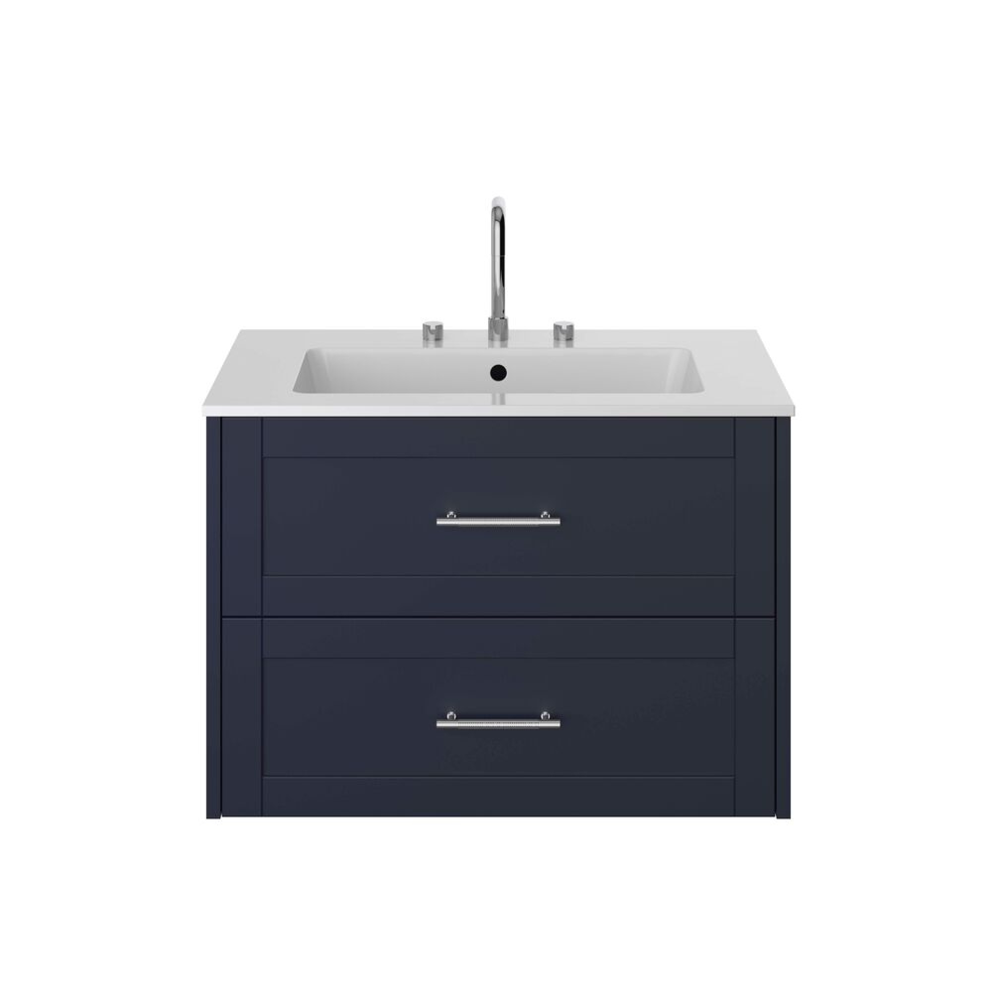 Heritage Lynton 800mm Blue Wall Hung Vanity Unit Pack
