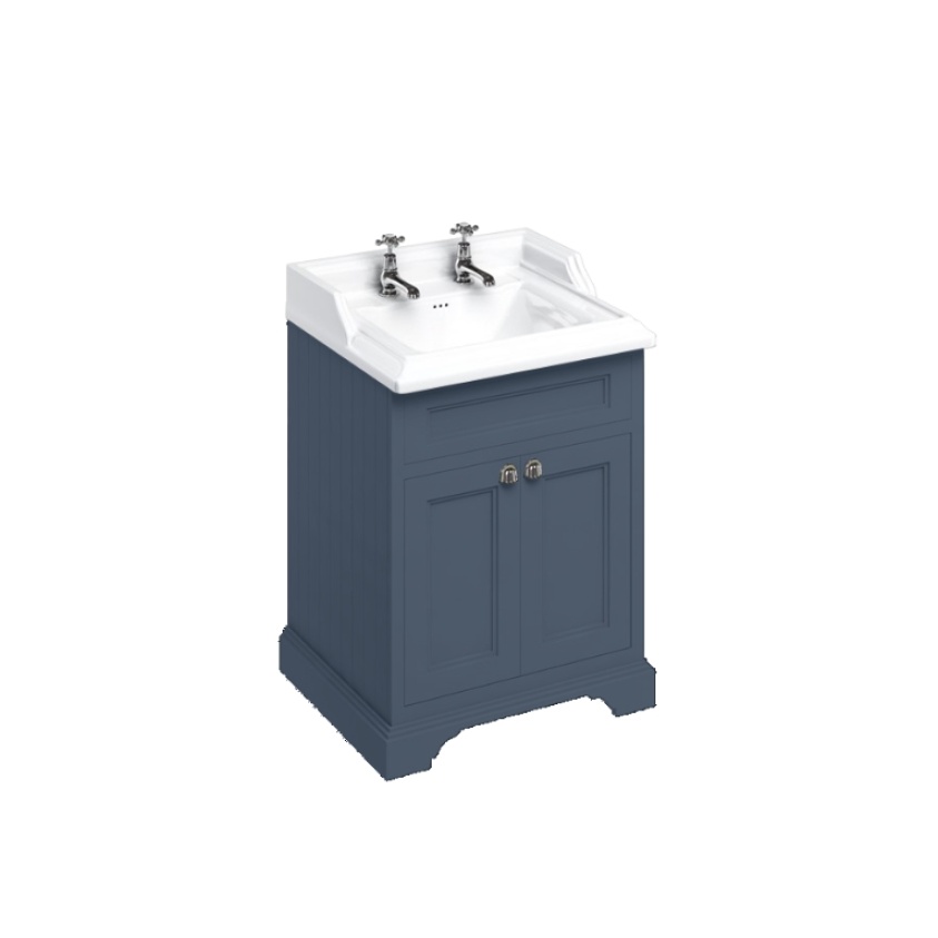 Burlington Classic 650 Basin & Blue Standing Unit Doors