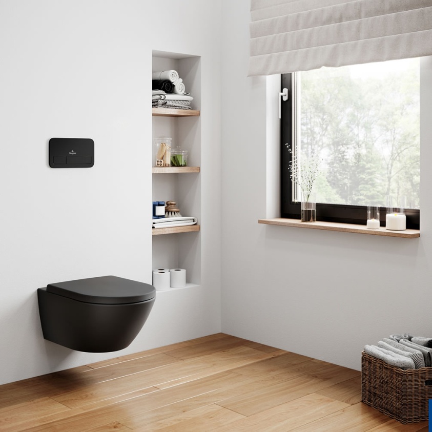 V&B Subway 2.0 Pure Black Wall-Hung WC & Cistern Pack | Sanctuary Bathrooms