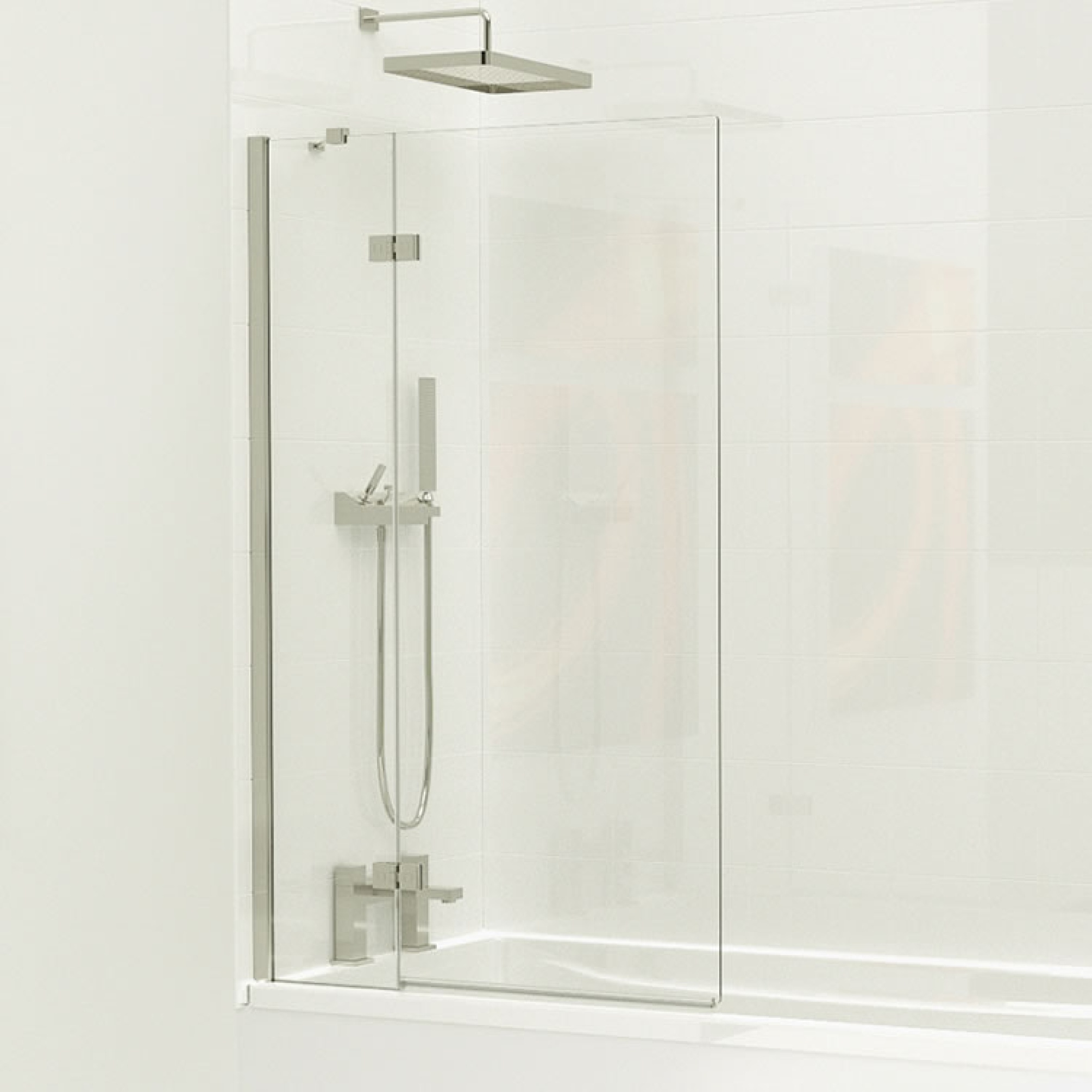 Kudos Inspire 2 Panel Out Swing Bath Screen | 950mm Bath Screen ...