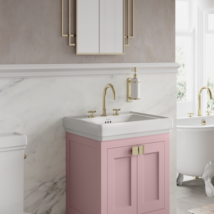 Burlington Riviera 3 Hole Deck Basin Mixer | Sanctuary Bathrooms