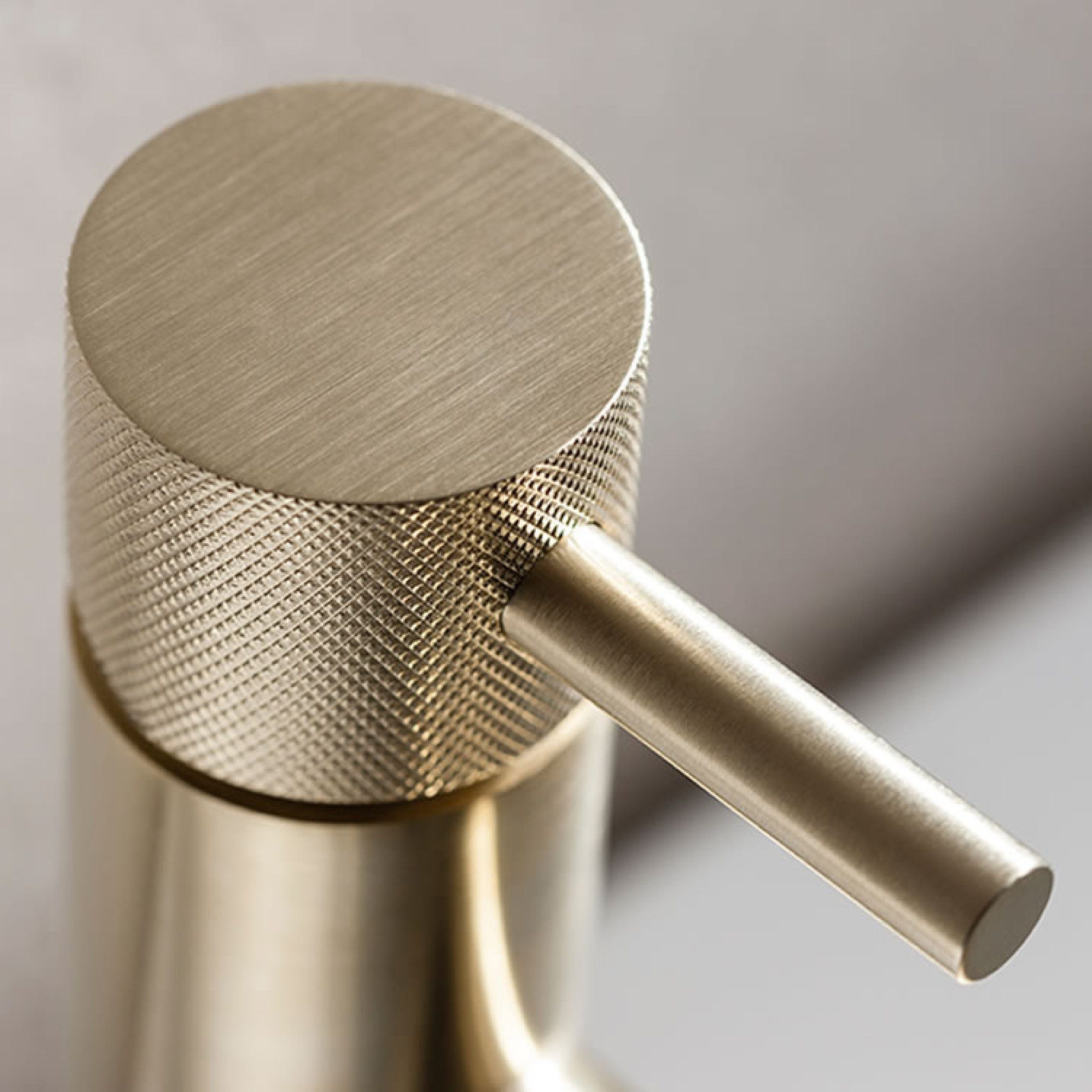 Crosswater MPRO Brass Knurled Mono Tap | Sanctuary Bathrooms