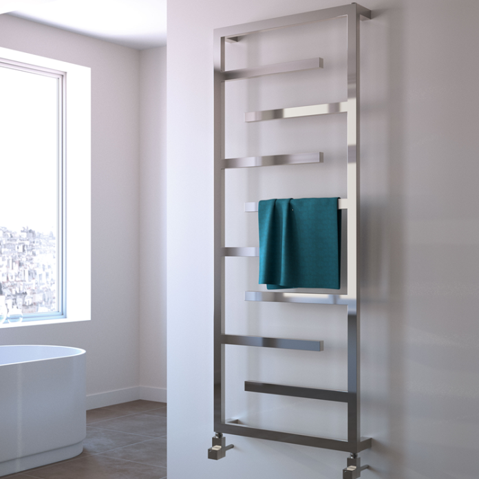 Radox Aztec Polished Stainless Steel Radiator | Sanctuary Bathrooms