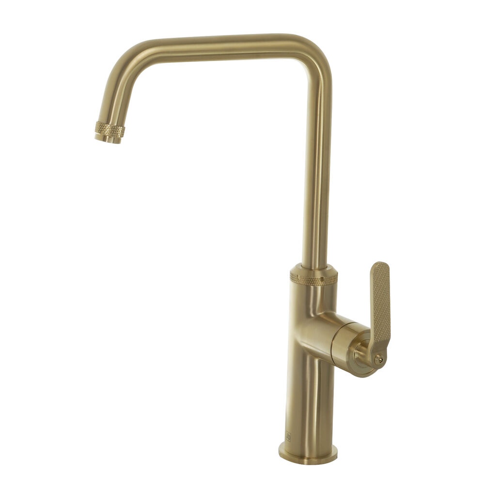 JTP Décor Brushed Brass Single Lever Kitchen Mixer