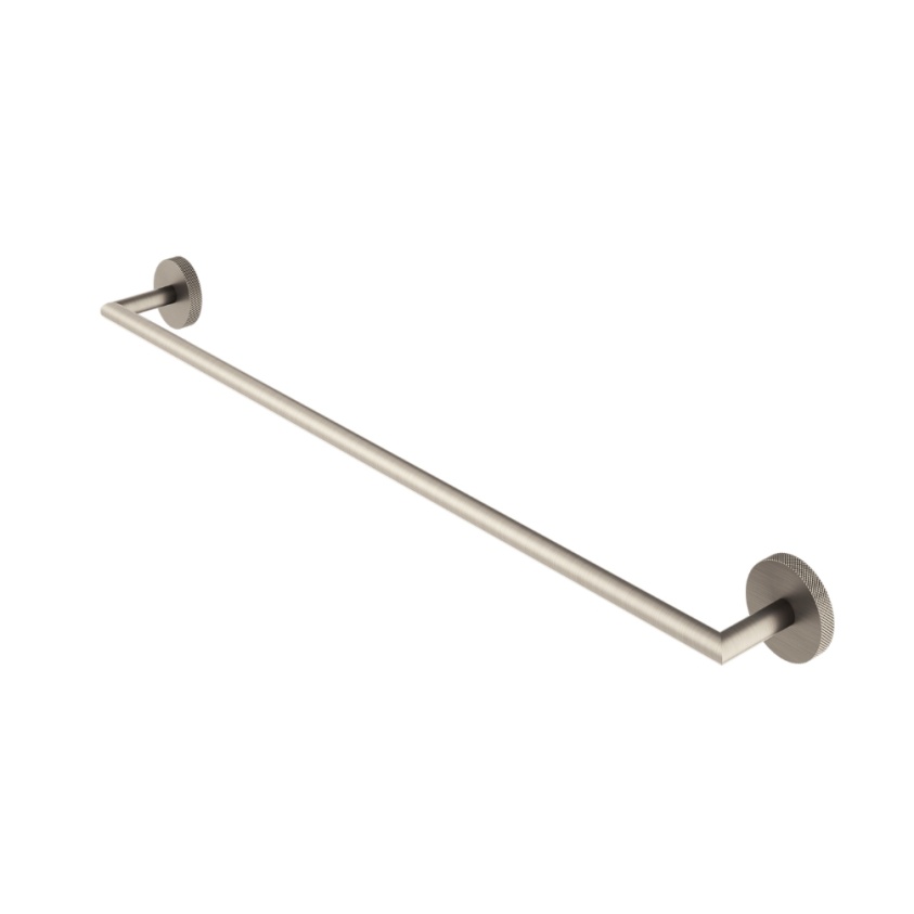 Abacus Iso Pro Brushed Nickel Single Towel Rail | Sanctuary