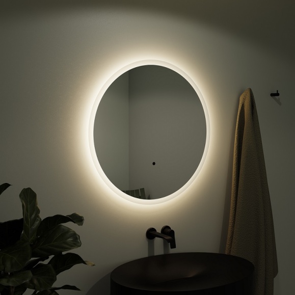Origins Living Edison Round 600mm Backlit LED Mirror