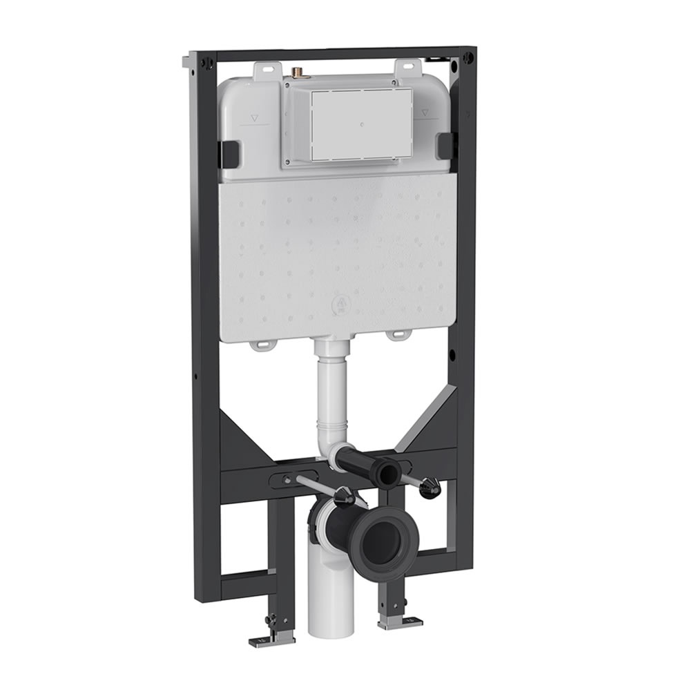 Burlington 1140mm Slim Depth Wall Hung WC Support Frame