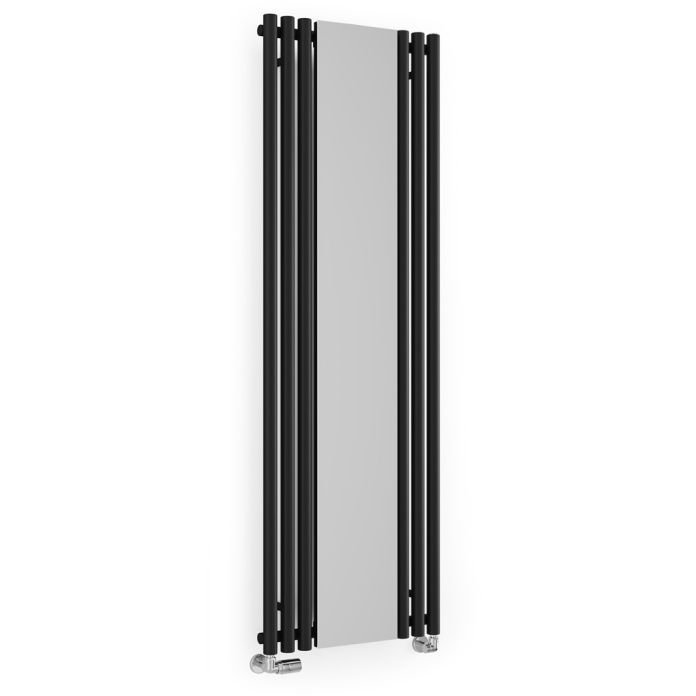 Terma Rolo Mirror Heban Black 1800x590 Radiator | Sanctuary