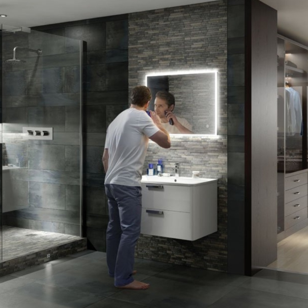 hib. Vega Charging LED Bathroom Mirror | Sanctuary Bathrooms