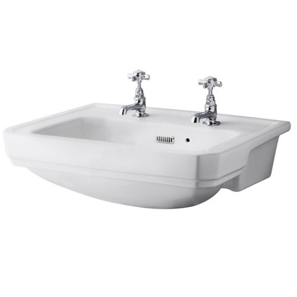 Bayswater Fitzroy 560mm Semi Recessed Basin | Sanctuary