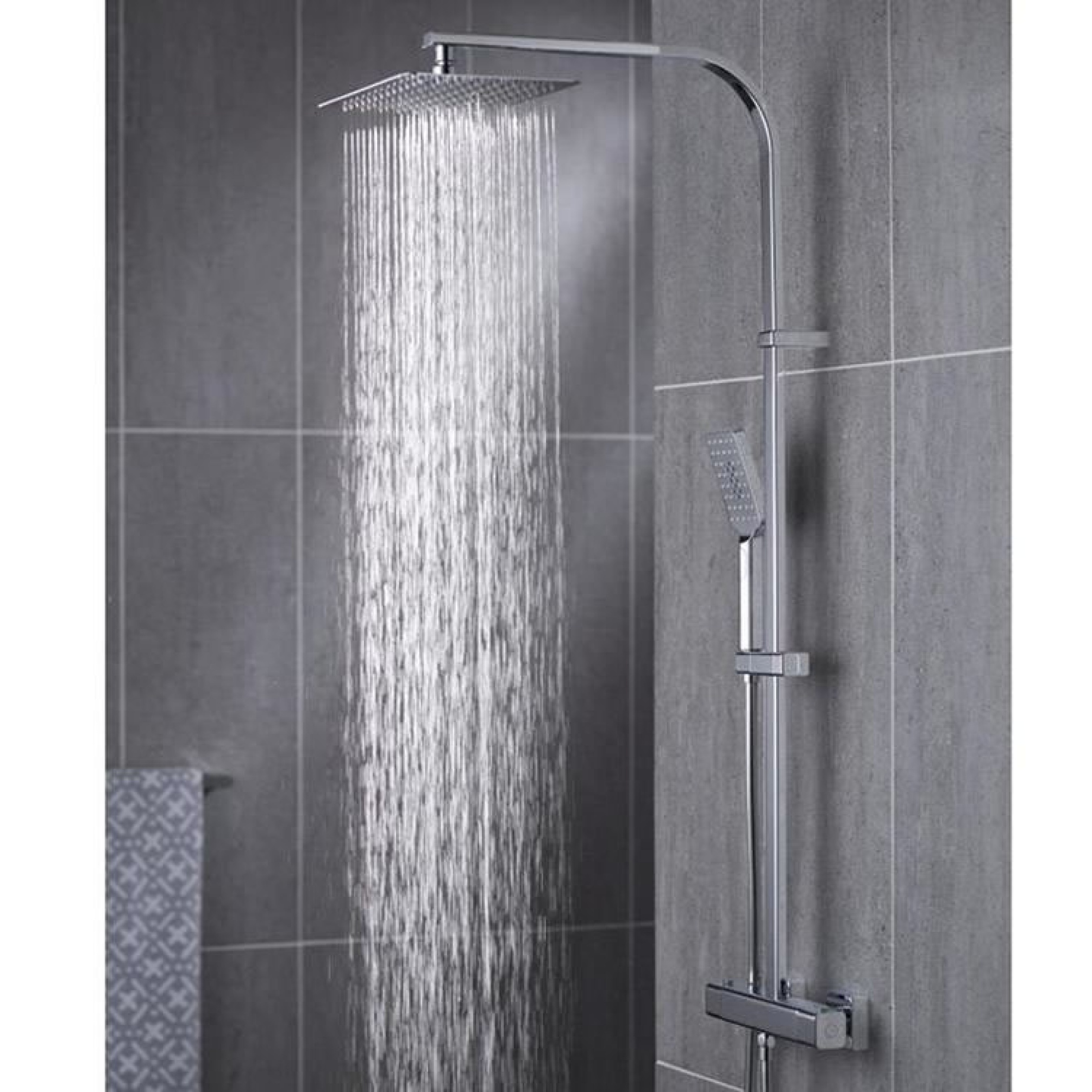Vado Phase Thermostatic Shower Column | Sanctuary Bathrooms