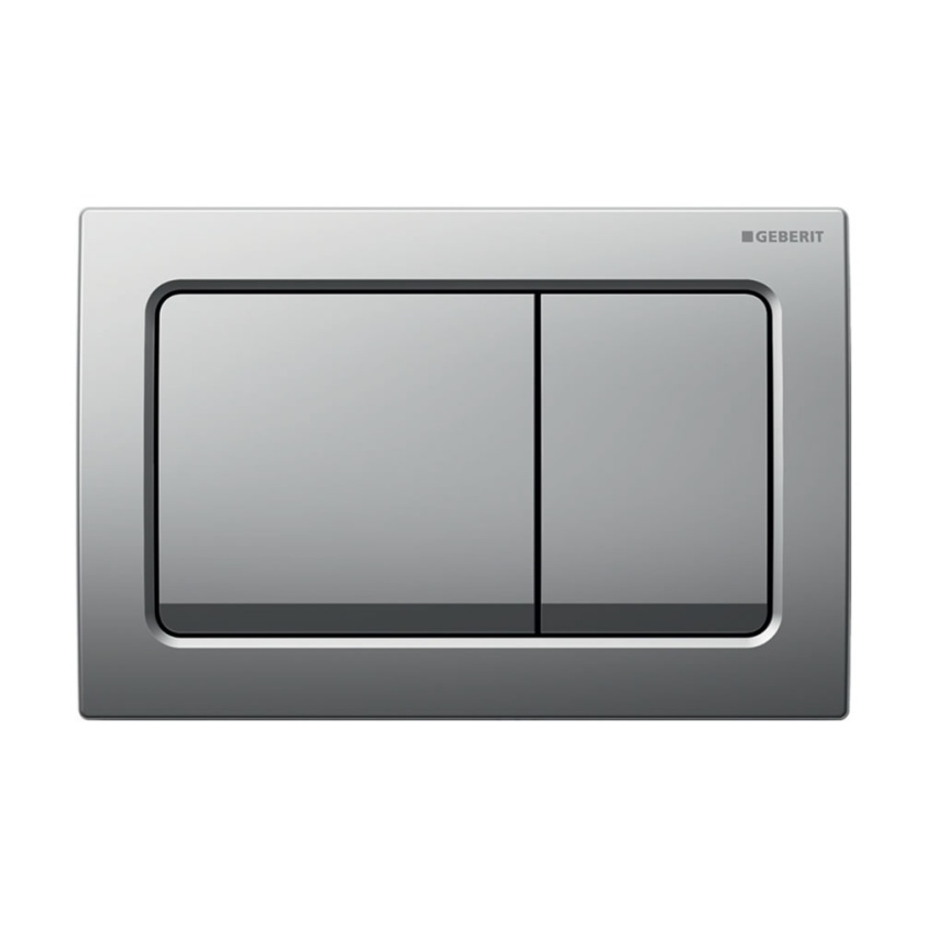 Geberit Alpha01 Square Matt Chrome Flush Plate | Sanctuary