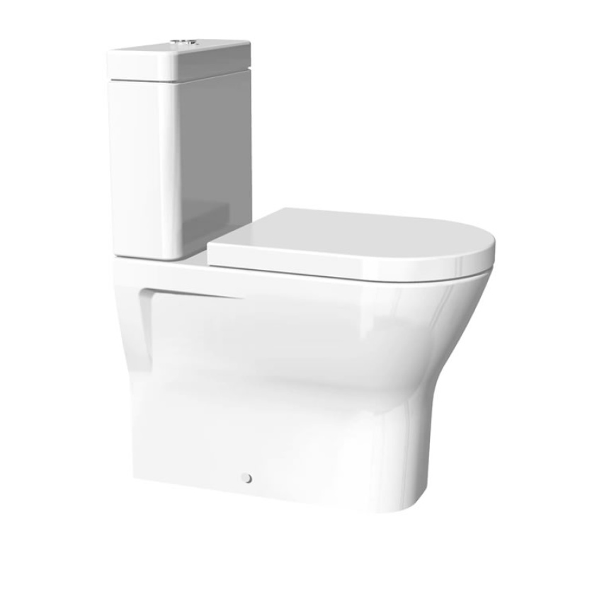 Rak Resort Rimless Comfort Height Closed Back Close Coupled WC ...