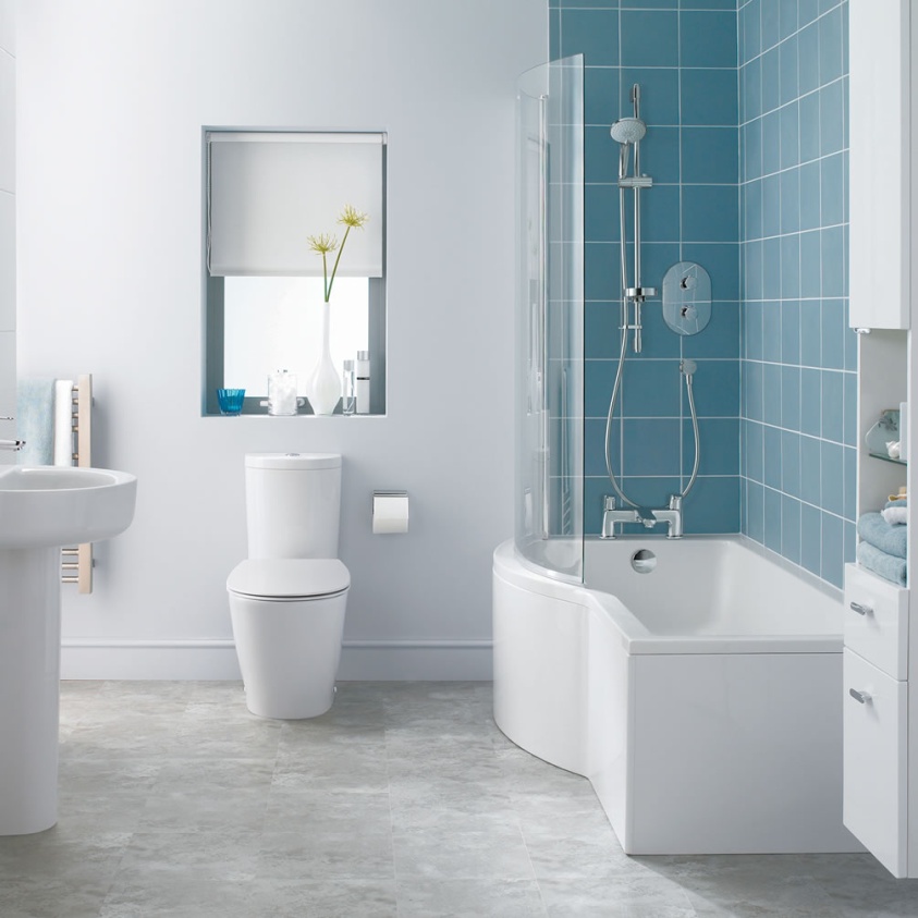 Ideal Standard Concept 1700x900 LH Shower Bath | Sanctuary Bathrooms