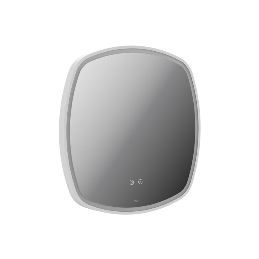 Vado Cameo 600mm Illuminated Square White Mirror |Sanctuary