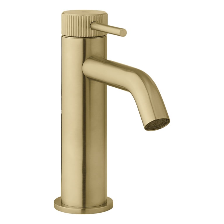 Crosswater 3ONE6 316 Brushed Brass Basin Monobloc - TS110DNSF ...