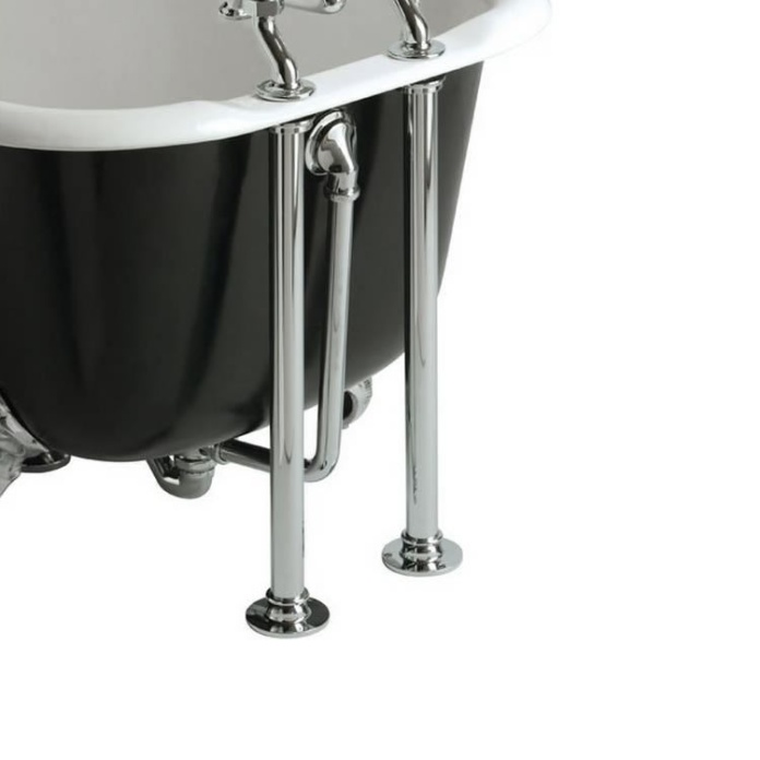 Heritage Chrome Pipe Shrouds | Sanctuary Bathrooms