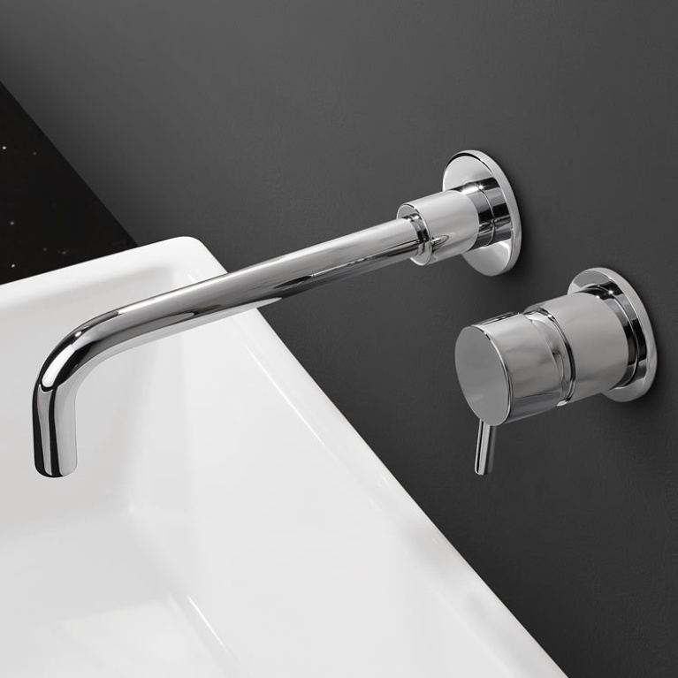 Crosswater MPRO Chrome Basin 2 Hole Set - PRO120WNC | Sanctuary Bathrooms
