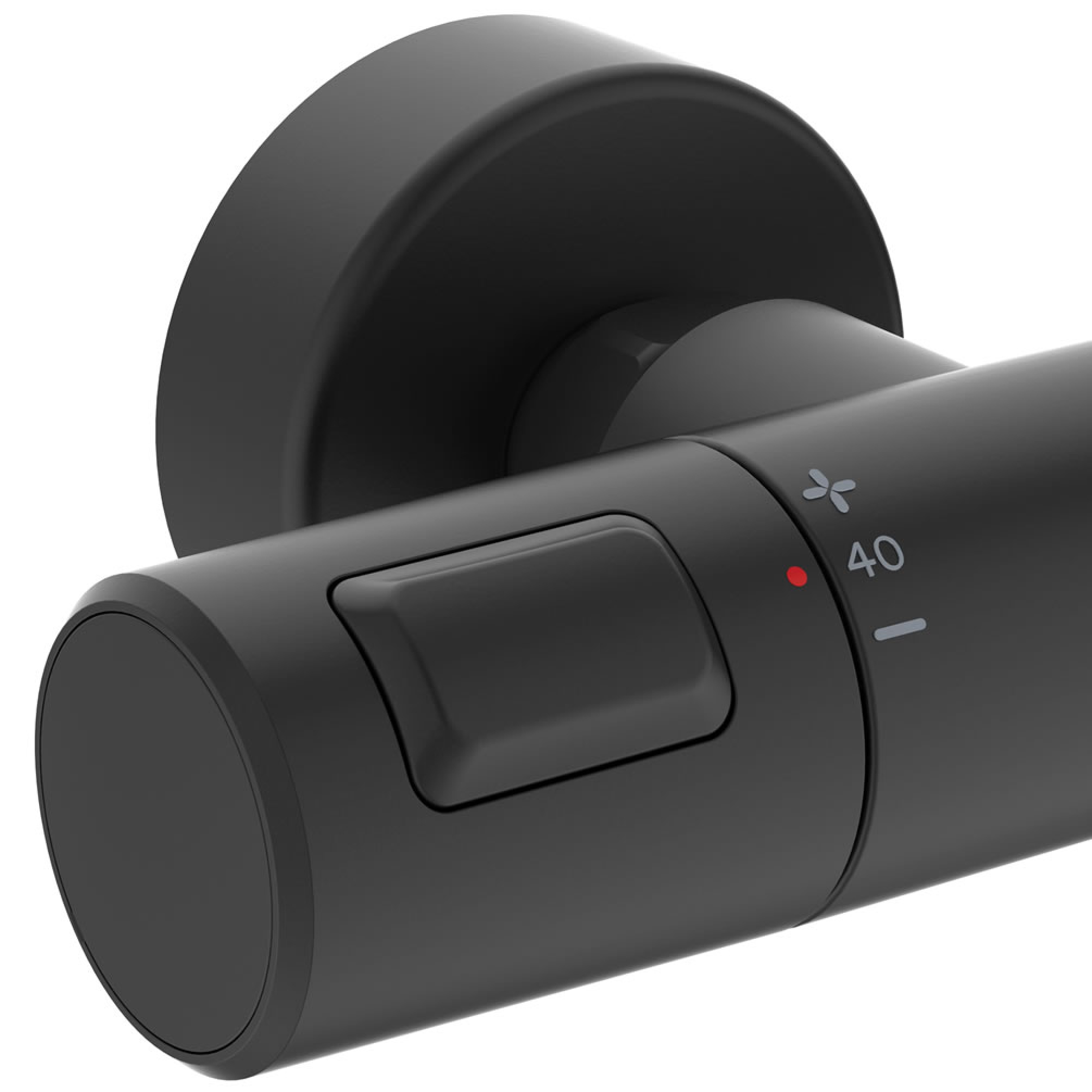 Ideal Standard Ceratherm T25 Black Riser Rail Kit | Sanctuary Bathrooms